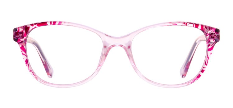 Shop Pink Plastic Round Transitions® Lenses Online